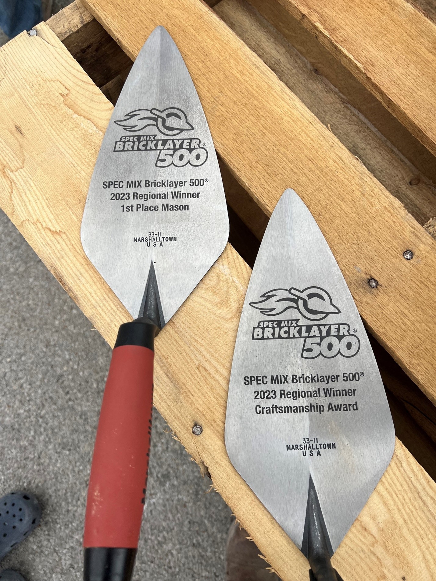 Congratulations to the winners at the Spec Mix Bricklayer 500 - Smith ...